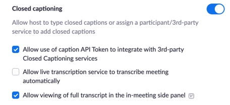 Customized Captioning Settings for Zoom - Live Remote Captioning | CART ...